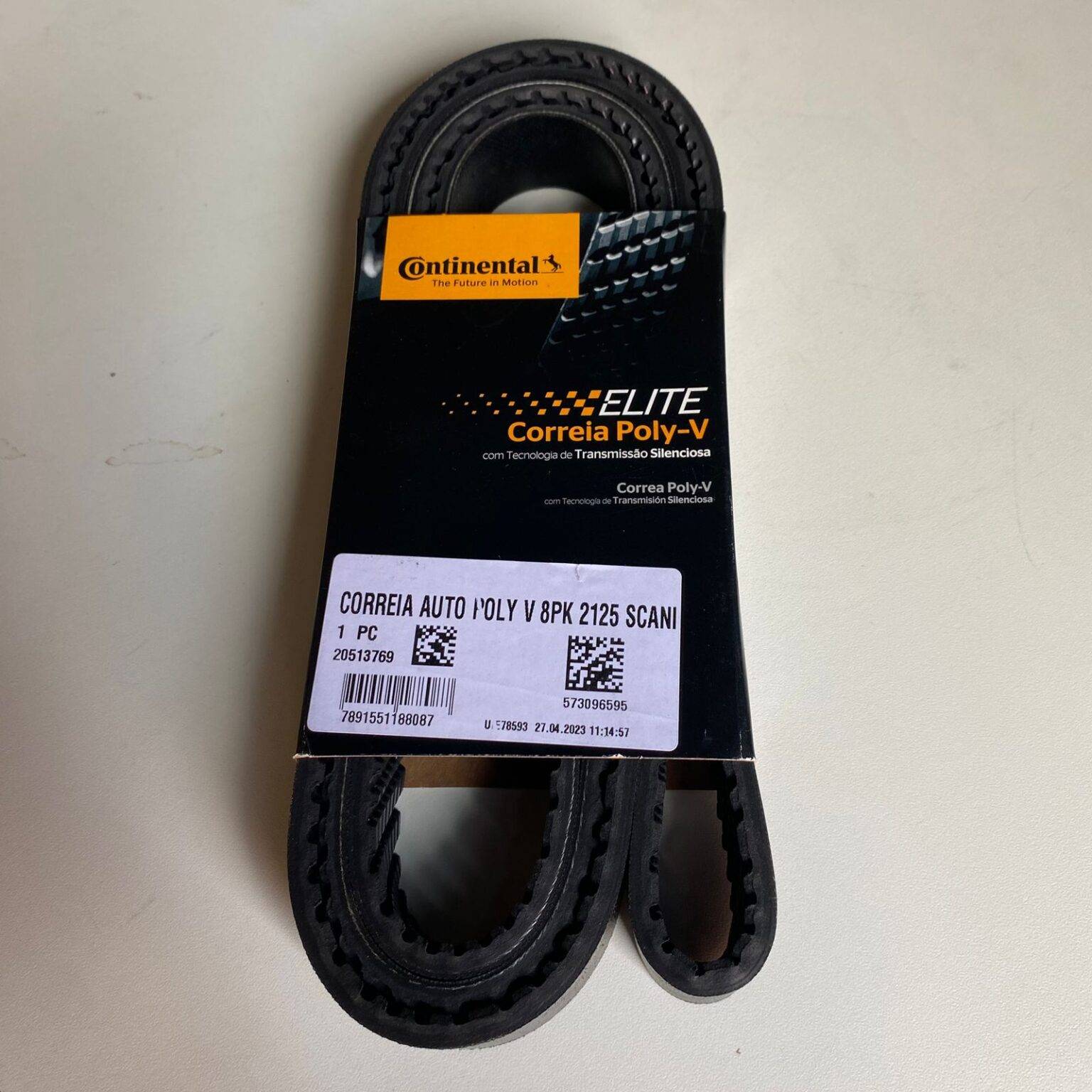 CORREIA AUTO POLY V 8PK 2125 SCANIA CONTINENTAL - Casa da Borracha Botucatu