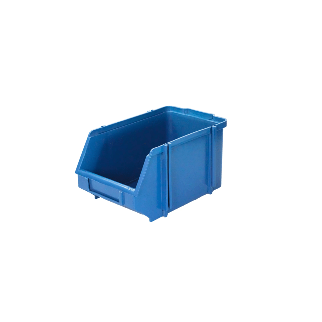 Gaveta Plástica Bin Azul Empilhável Nº 5 - Casa da Borracha Botucatu